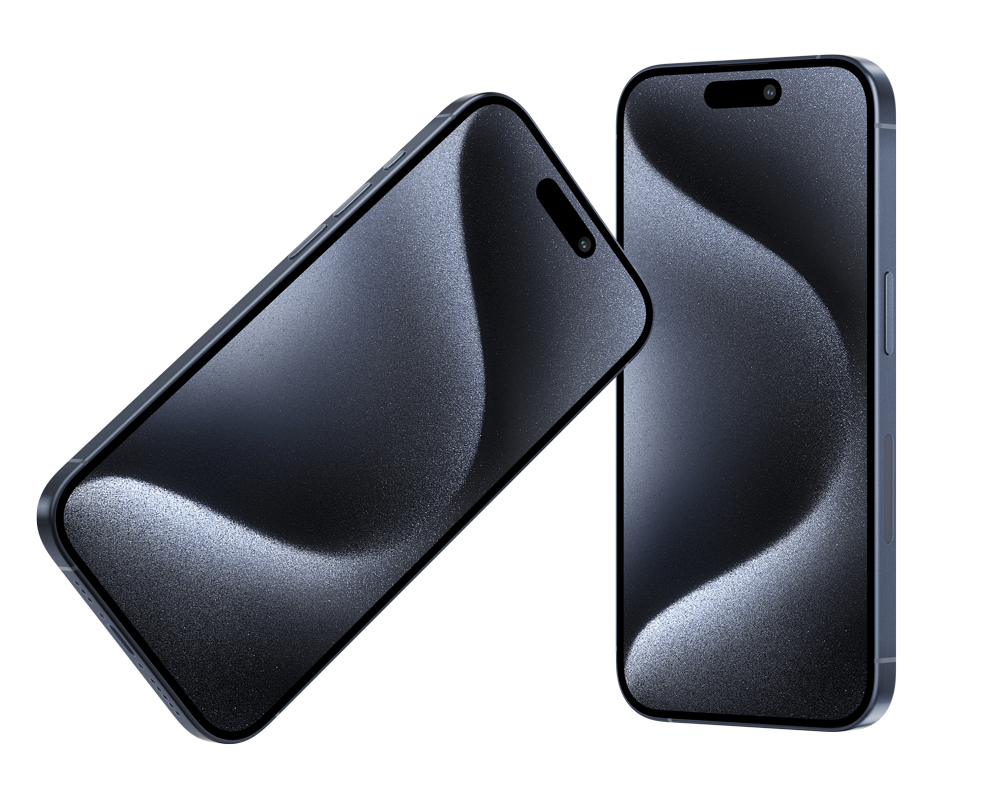 Apple iPhone 15 Pro blue ПНГ на Прозрачном Фоне • Скачать PNG Apple ...